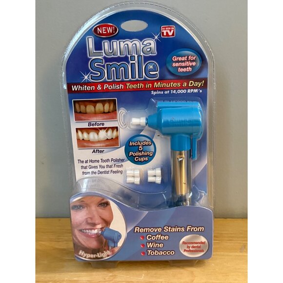 Spark | Other | Luma Smile Athome Tooth Polisher With 5 Polishing Cups ...
